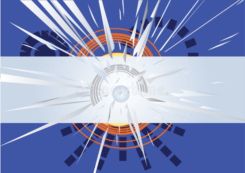 De Quantum Achtergrond Van De Flits Vector Illustratie - Illustration ...