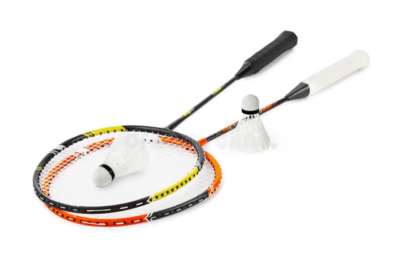 Racket en shuttle stock foto. Image of voorwerp, vrijetijdsbesteding ...