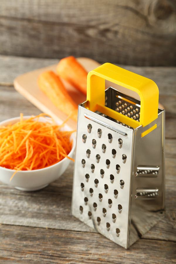 De rasp van het metaal stock foto. Image of koken, sinaasappel - 52060684