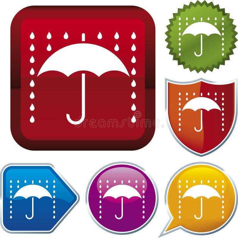 Iconenserie: Droog (vector) Vector Illustratie - Illustration of ...