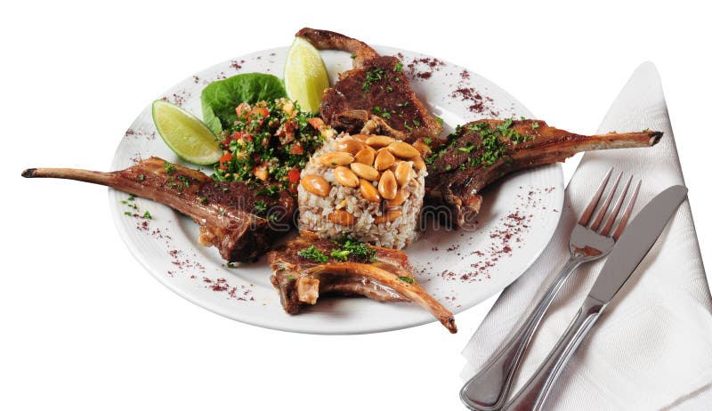 Lamribben stock foto. Image of gastronomisch, been, libanees - 20491834