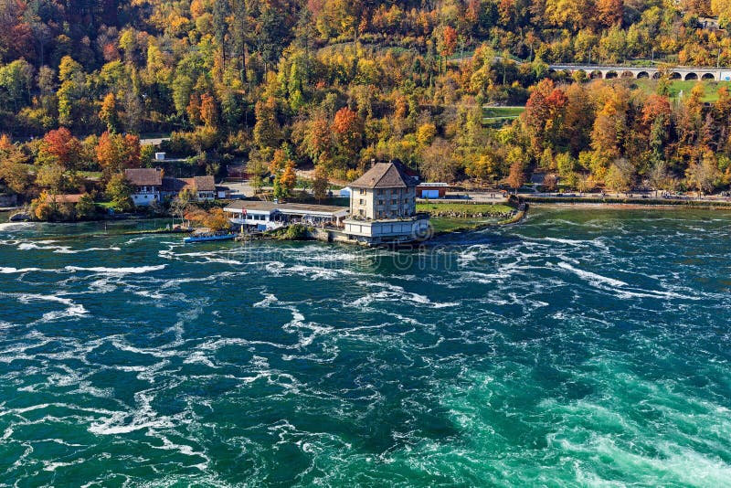 Rijn-rivier En De Rijn-Dalingen Redactionele Fotografie - Image of ...