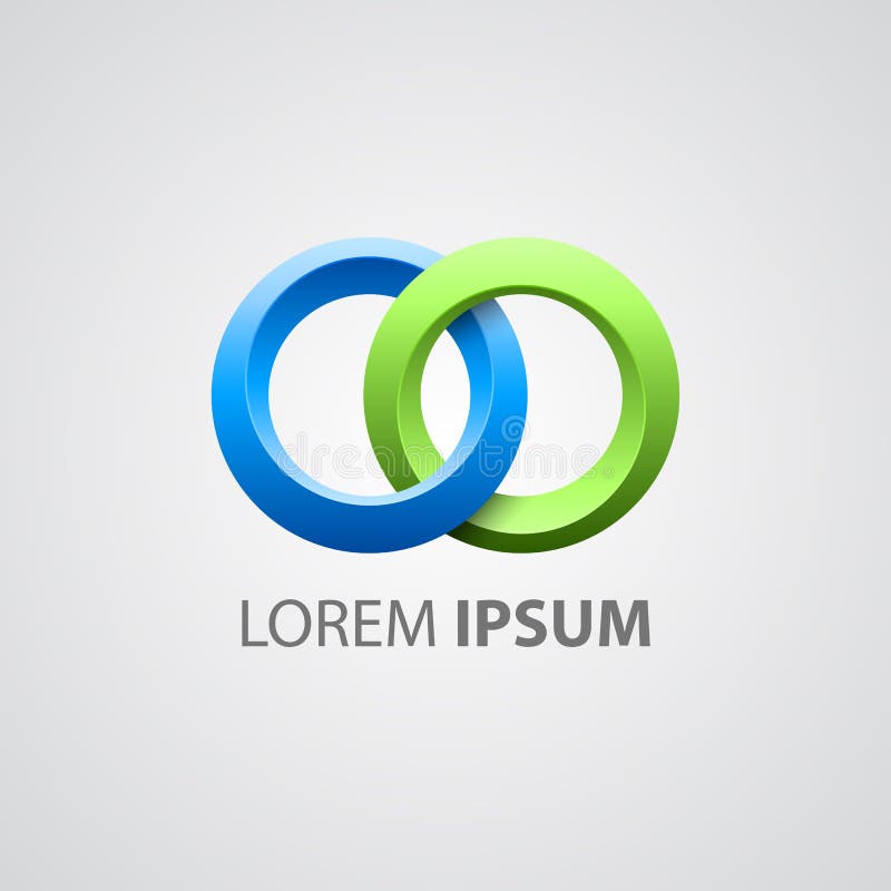 De Ring Van Het Oneindigheidsteken Vector Vector Illustratie ...