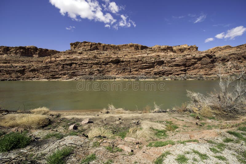 De rivier van Colorado stock foto. Image of zomer, vorming - 40875966