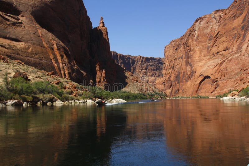 De Rivier Van Colorado, Arizona, De V.S. Stock Foto - Image of colorado ...