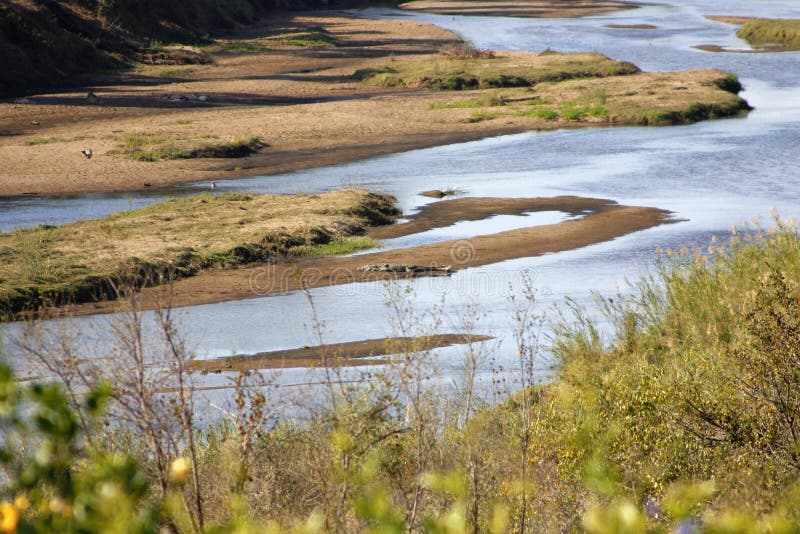 Rivier van zand stock foto. Image of uitzicht, water - 37269198