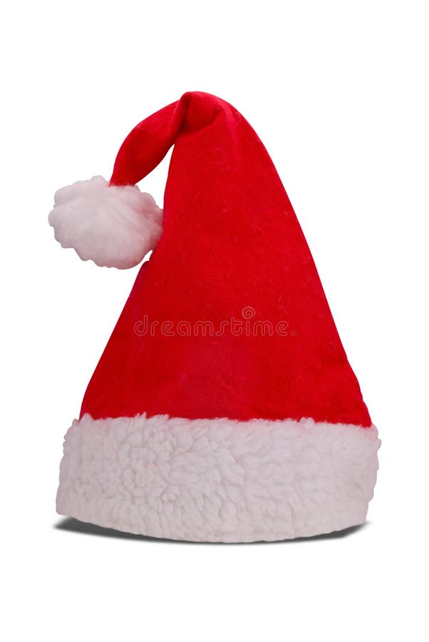 De Rode Hoed Van De Kerstman Stock Afbeelding - Image of traditie ...
