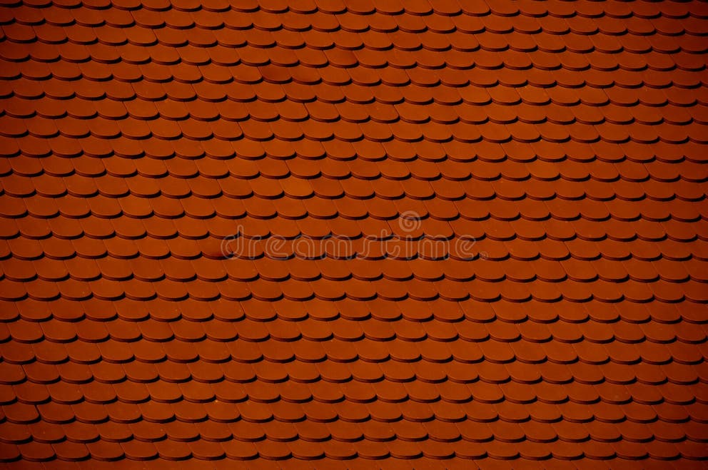 De Rode Tegel Van Het Kleidak Stock Foto - Image of gordijn, klei: 24100568