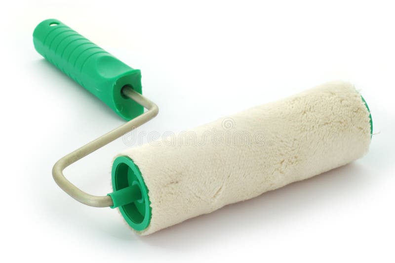 De rol van de verf. stock foto. Image of papierwerk, groen - 5331134