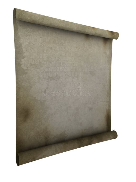 Document rol stock illustratie. Illustration of middeleeuws - 1370075