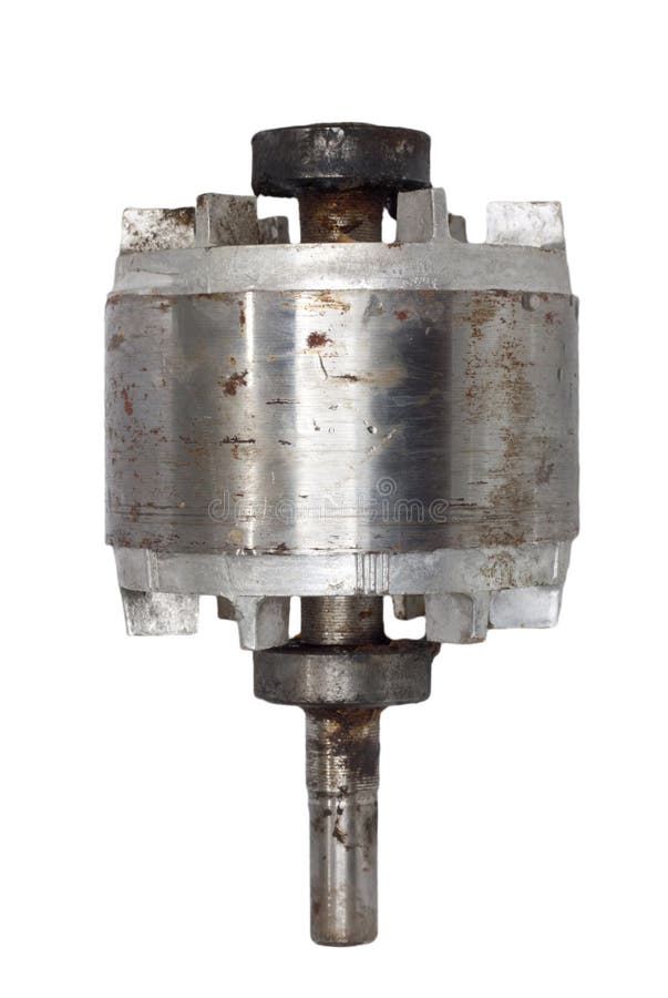 De Rollen Van Het Koper Binnen Elektrische Motor Stock Foto - Image of ...