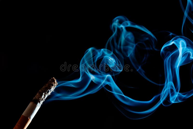 De rook van de sigaret stock afbeelding. Image of nicotine - 15964295