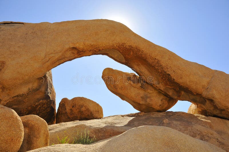 De Rots Van De Boog Bij Nationaal Park Stock Foto - Image of mysticus ...