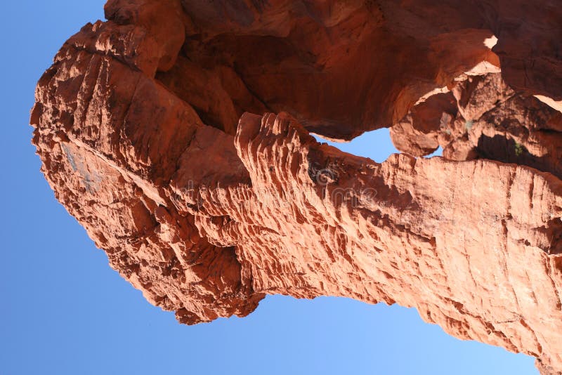 De Rots Van De Olifant in Vallei Van Brand, Nevada Stock Afbeelding ...