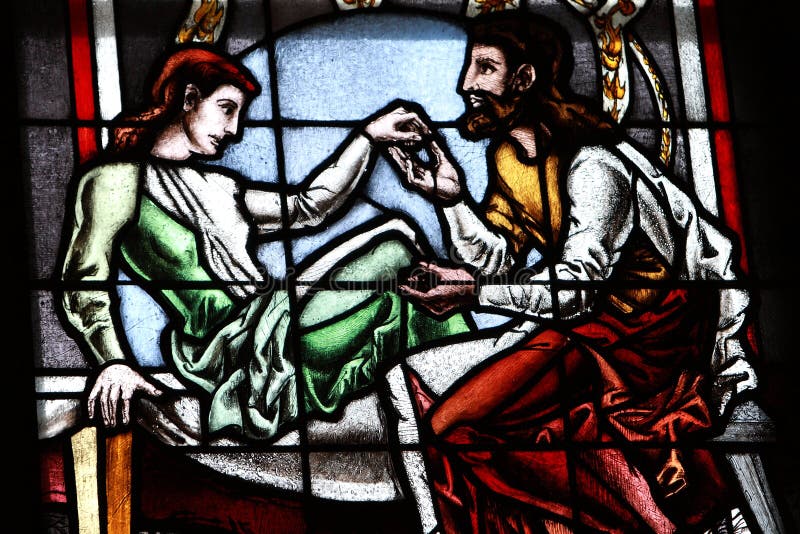 De Ruit Van De Kerk. De Kathedraal Van Keulen Stock Afbeelding - Image ...