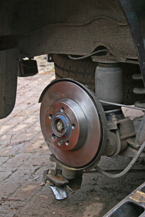 Nieuwe remschijf stock afbeelding. Image of hefboom, vrachtwagen - 7700425