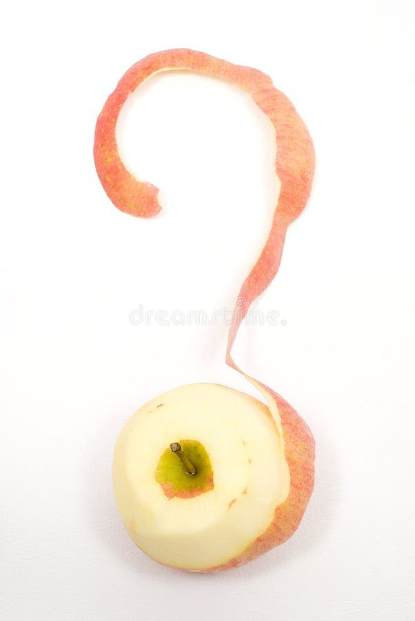 Appels schillen stock foto. Image of teken, ingrediënt - 16868960