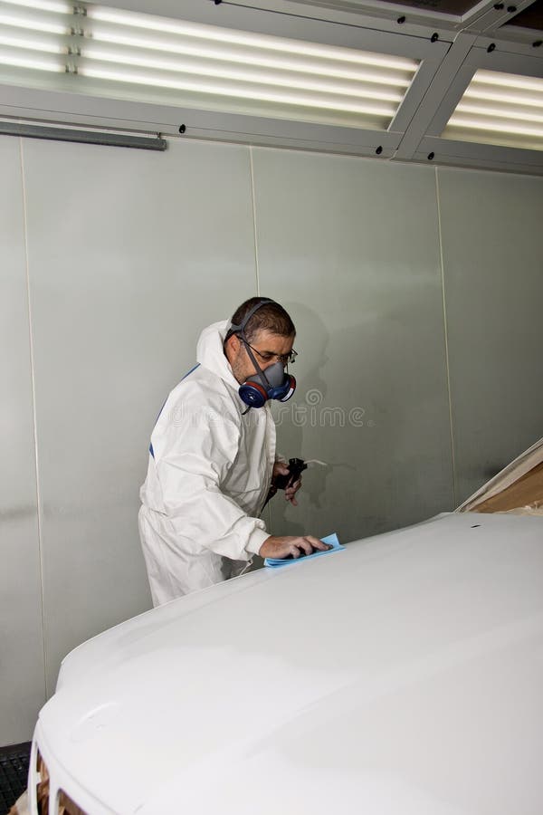 De schilder van de auto stock foto. Image of zuiver, kleur - 20616814