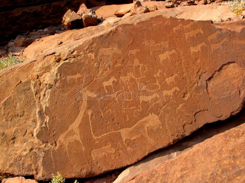 De Schilderijen Van De Rots Stock Afbeelding - Image of nafta, toerist ...