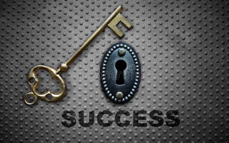 Gouden Sleutel Tot Succes Foto. Afbeelding: 8222474