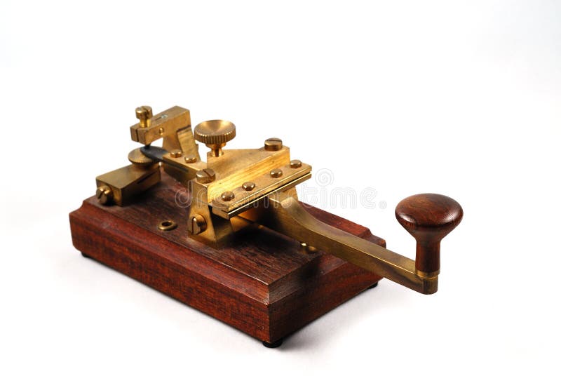 De Antieke Apparatuur Van De Morsecode Stock Foto - Image of ...