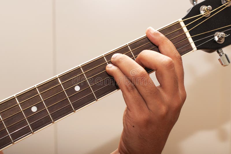 De snaar F van de gitaar stock foto. Image of snaren - 15346350