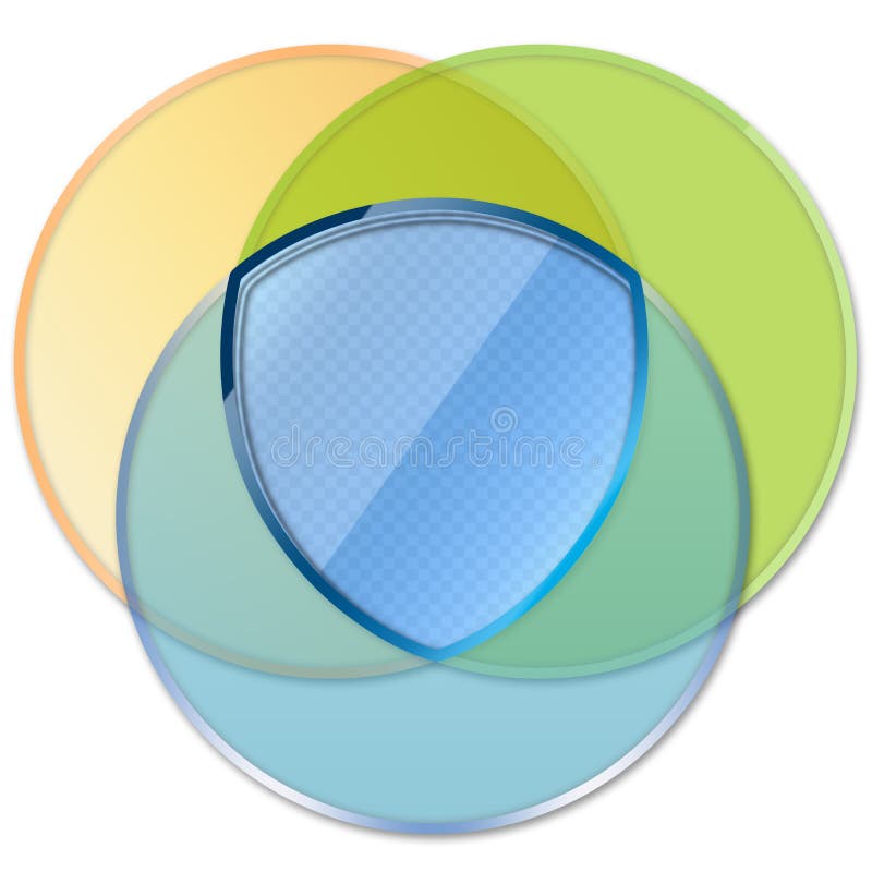 Met Elkaar Verbindende Cirkels, Ringen Het Oneindige Symbool of Het ...