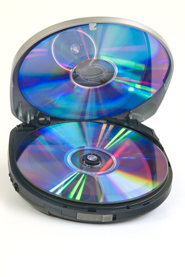 Mediaspeler Met Compact Disc Stock Afbeelding - Image of audio, beeld ...