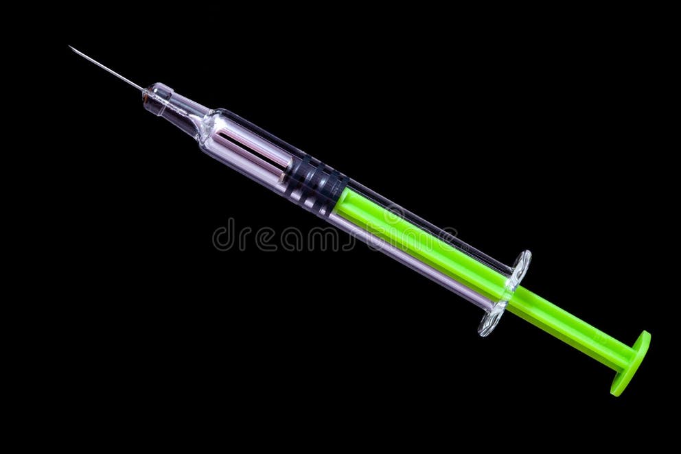 De Spuit van het kwik stock foto. Image of medisch, metaal - 3224458