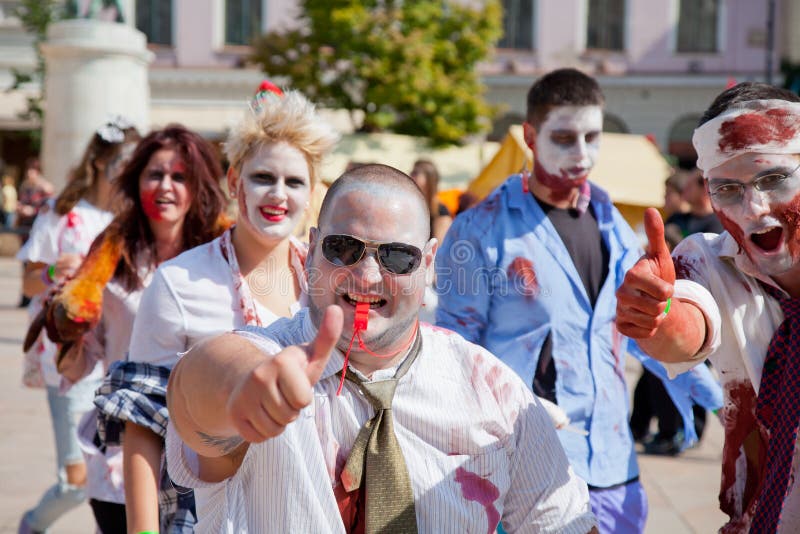 De stad Carnaval van Pecs redactionele afbeelding. Image of grappig ...