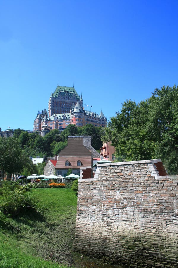 De stad van Quebec, Canada stock foto. Image of canada - 11052534