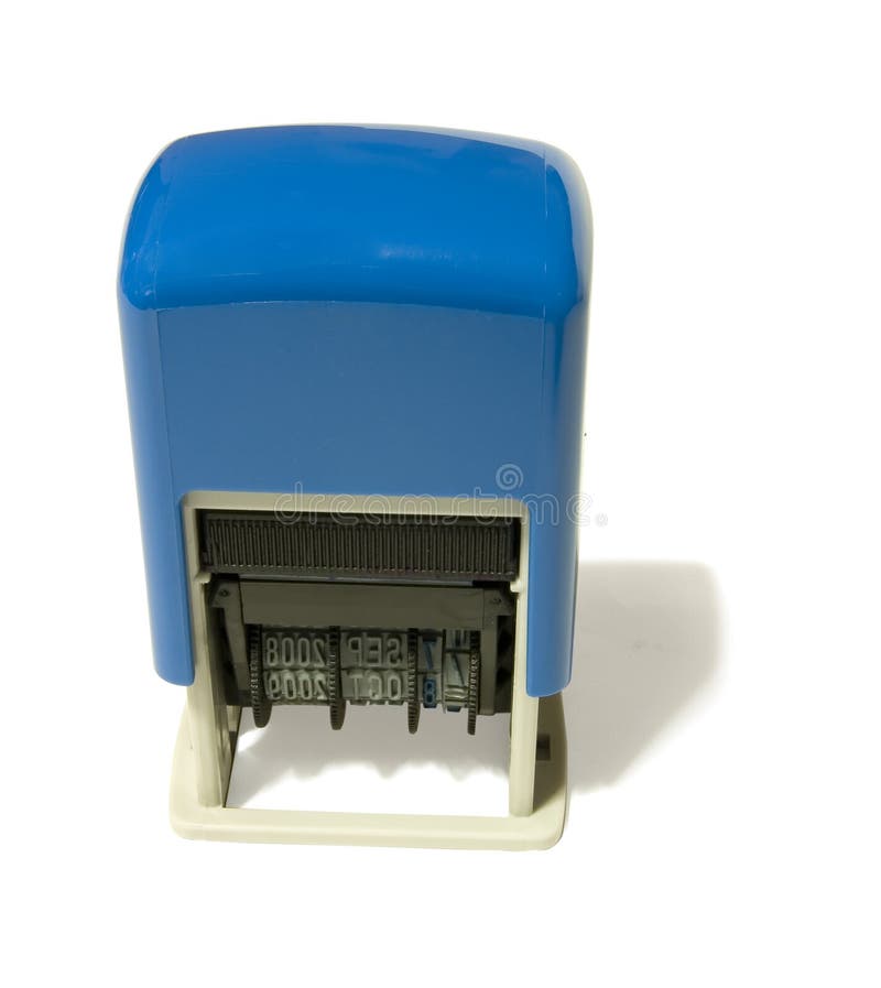 De Stamper van de datum stock foto. Image of ontvangen - 567902