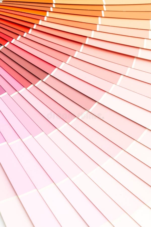 Voorbeeldkleuren Cataloguspanton of Kleurenstalen Boek Stock Afbeelding ...
