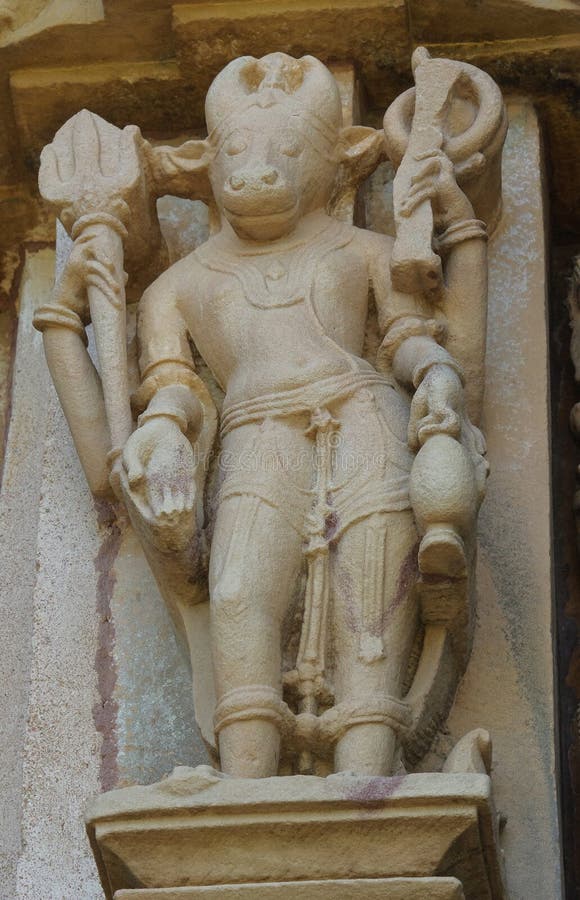 De Steen Sneed Erotische Bashulp in Hindoese Tempel Stock Foto - Image ...