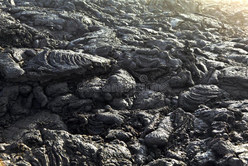 Stenen Van Vulkanische Stroom Geven Stock Foto - Image of geologie ...