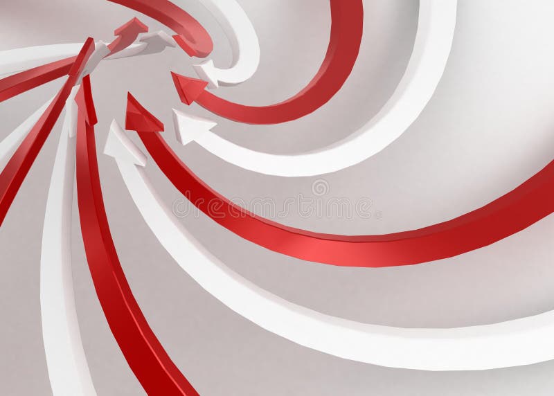 Pijl Werveling Stijging stock illustratie. Illustration of omhoog - 5269554