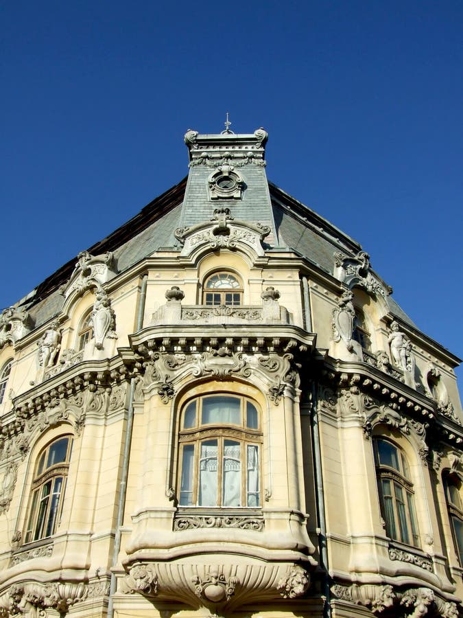 De stijl van de Jugendstil stock afbeelding. Image of stad - 17028161