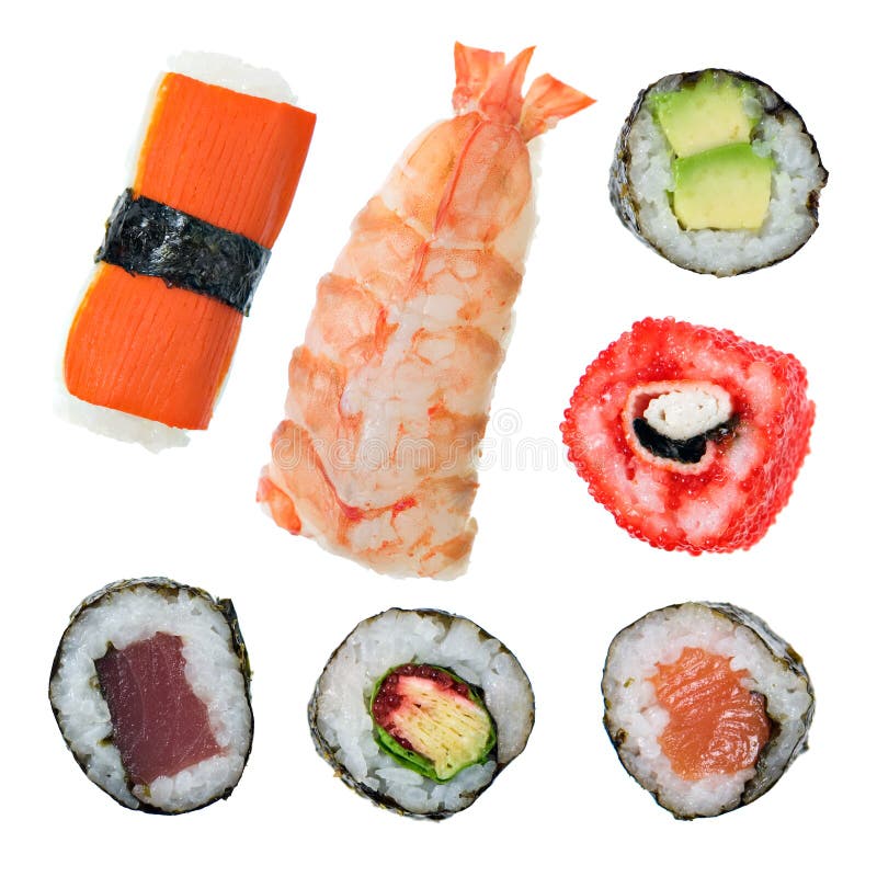 De Stijlen van sushi stock afbeelding. Image of keuken - 14878899