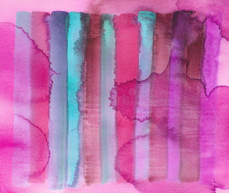 De Strepen Abstracte Achtergrond Van De Verf Stock Illustratie ...