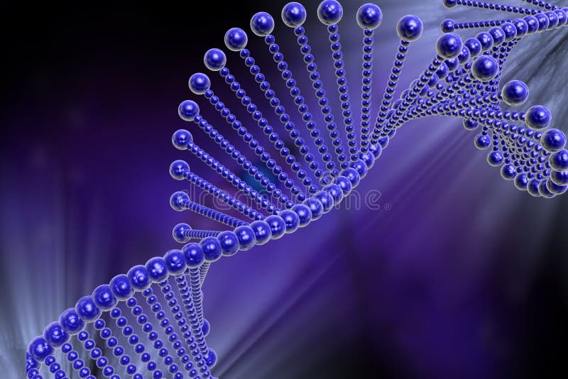 De structuur van DNA stock illustratie. Illustration of chromosoom ...