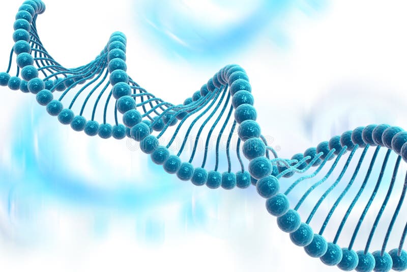 De structuur van DNA stock illustratie. Illustration of chromosoom ...