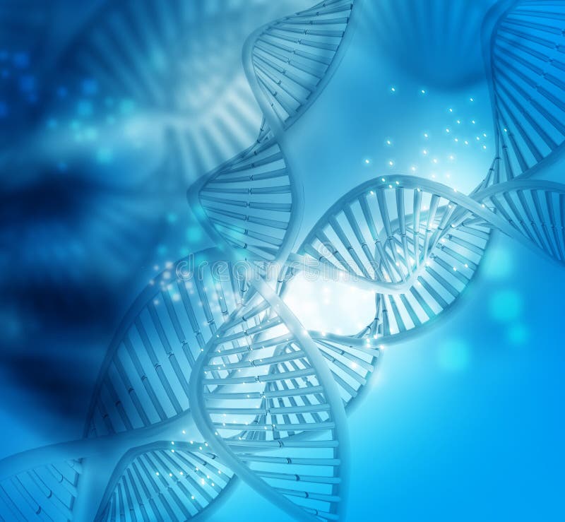 De structuur van DNA stock illustratie. Illustration of biotechnologie ...