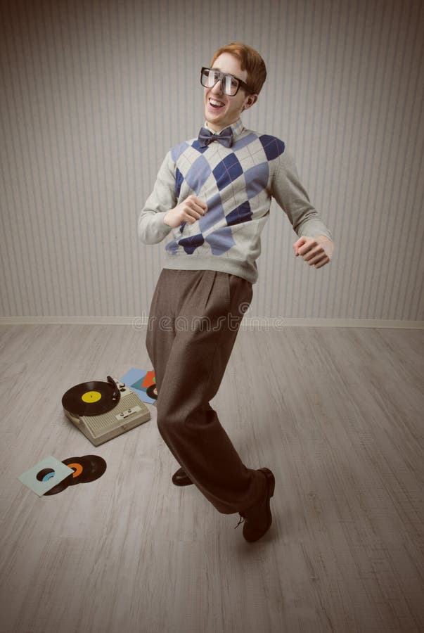 De danser van Nerd stock foto. Image of nerd, danser - 29875856
