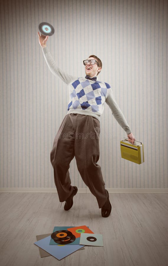 De danser van Nerd stock foto. Image of opgewekt, nerd - 29875896