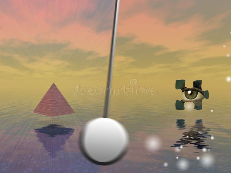 De Symbolen Van De Mysticus Stock Illustratie - Illustration of egypte ...