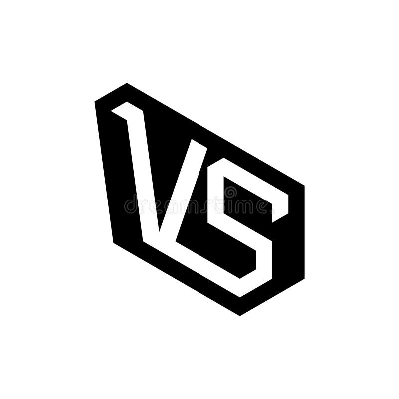 Vs Pictogram Versus Duel Symbool Vector Illustratie - Illustration of ...