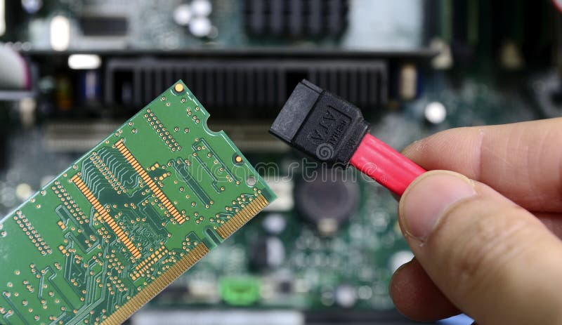 De Technicus Van De Computer Het Herstellen Stock Foto - Image of ...