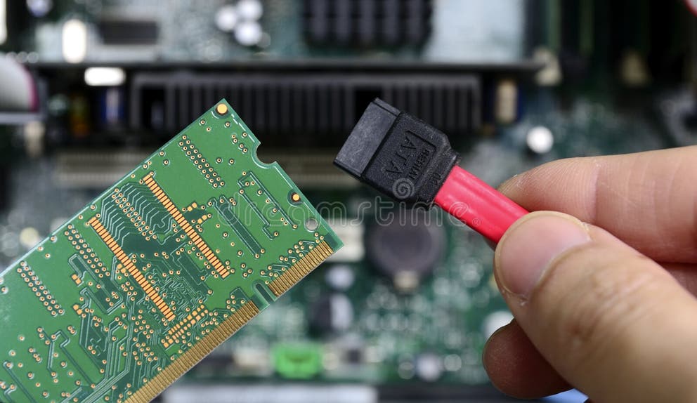 De Technicus Van De Computer Het Herstellen Stock Foto - Image of ...