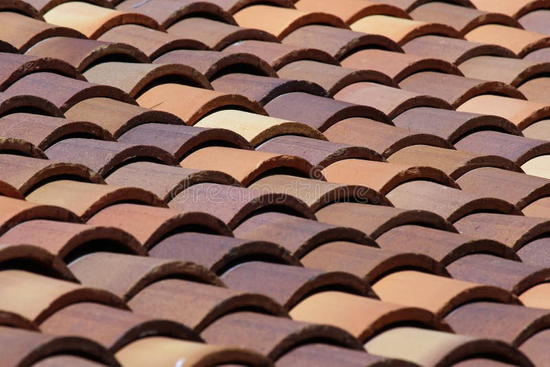 De tegels van het dak stock afbeelding. Image of historisch - 52400085