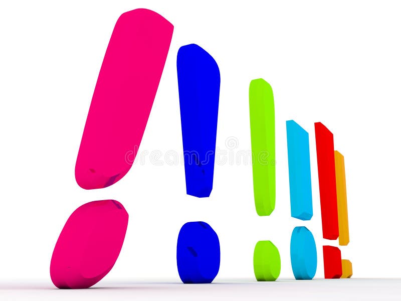 Uitroeptekens Met Sleutelgaten En Gloeilampensleutels Vector ...